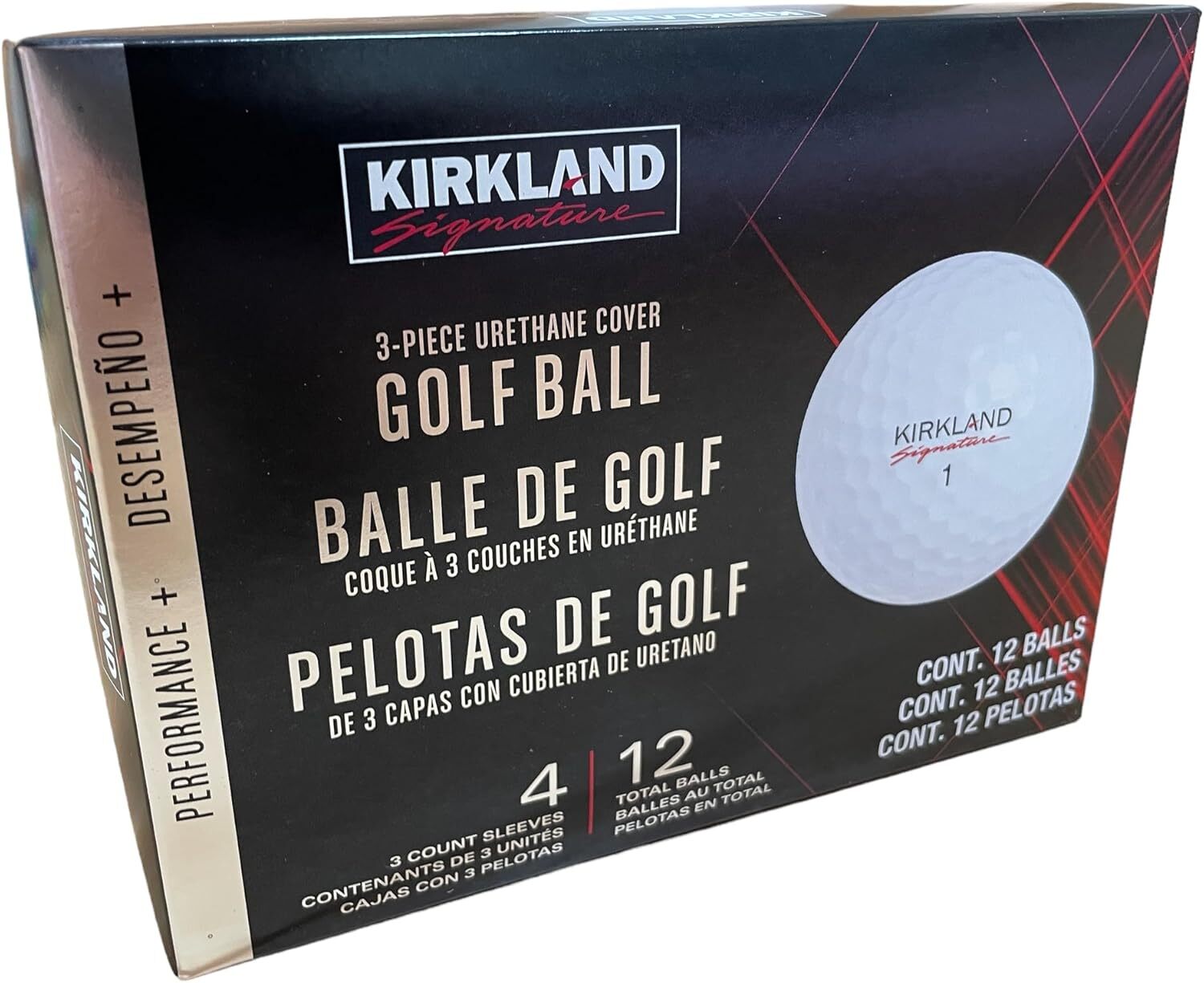Kirkland Signature™ 3-Piece Urethane Golf Ball - 12 Count | Twenty Fore ...